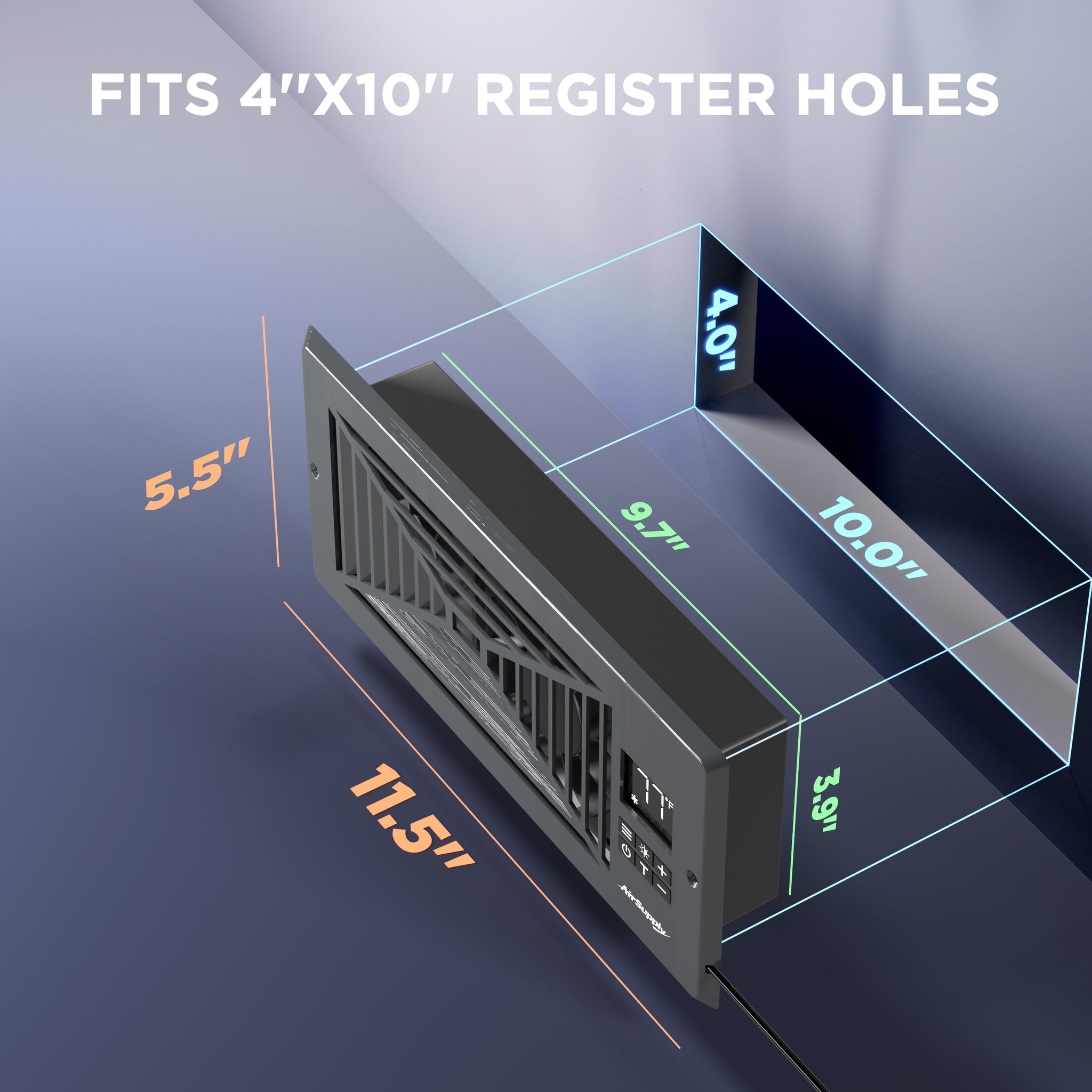 AirSupply BS410 Register Booster Fan – TURBRO