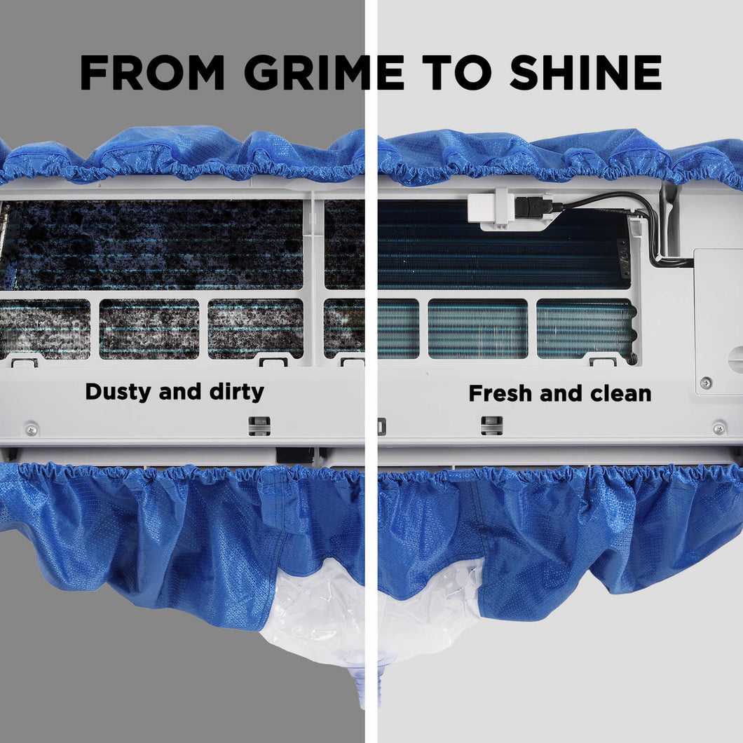 TURBRO Mini Split Air Conditioner Cleaning Kit, Waterproof Washing ...