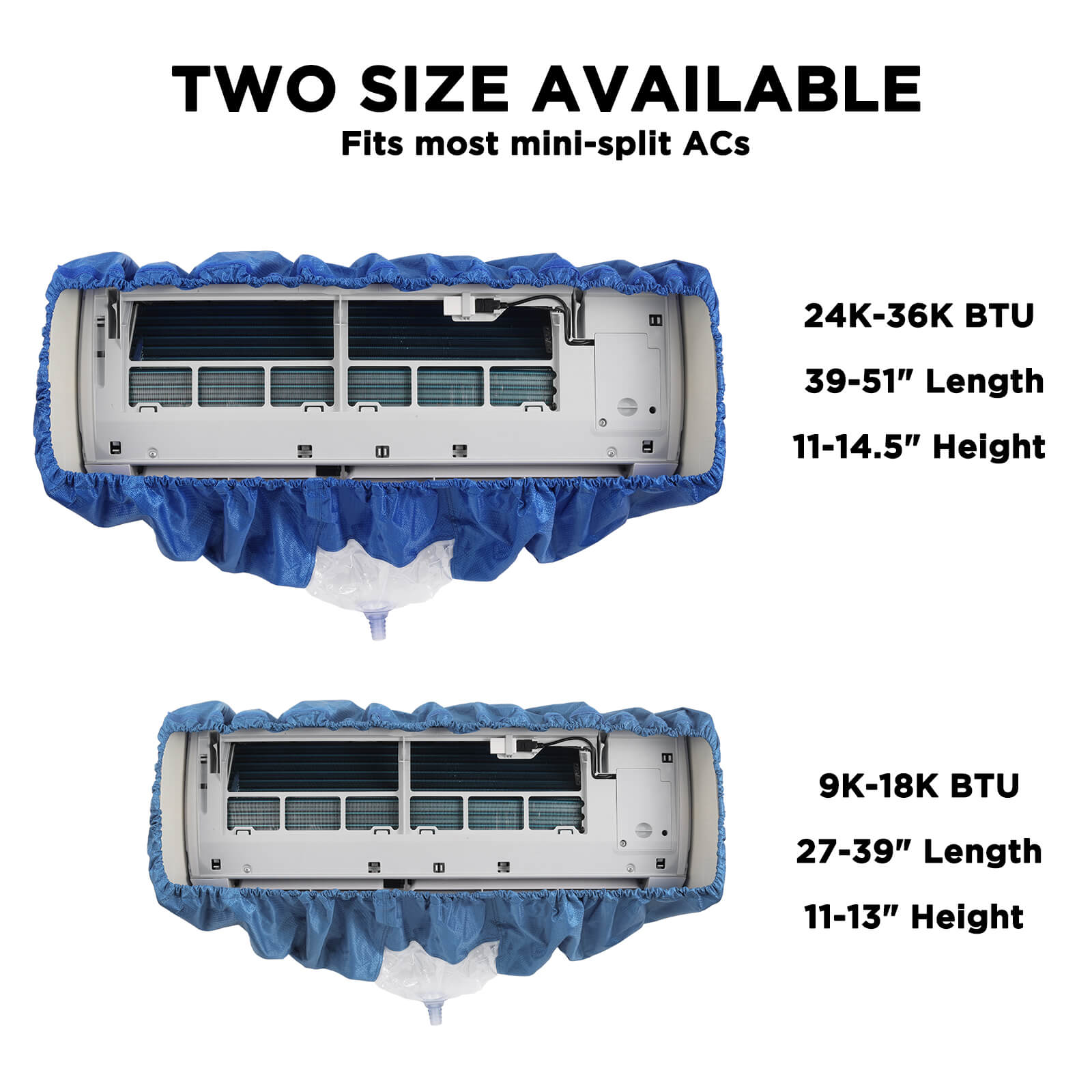 TURBRO Mini Split Air Conditioner Cleaning Kit, Waterproof Washing ...