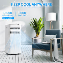 TURBRO Finnmark 10,000 BTU Portable Air Conditioner, Dehumidifier and Fan, 3-in-1 Floor AC Unit ...